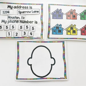 All About Me Busy Binder Pack, Preschool Pages, Toddler Activities ...