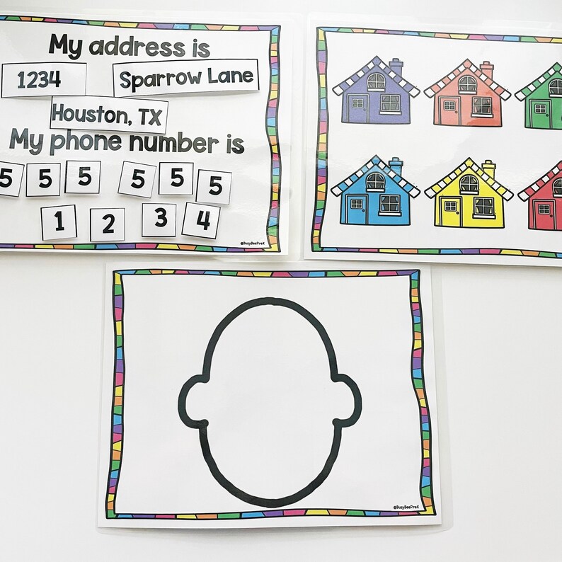 All About Me Busy Binder Pack, Preschool Pages, Toddler Activities ...