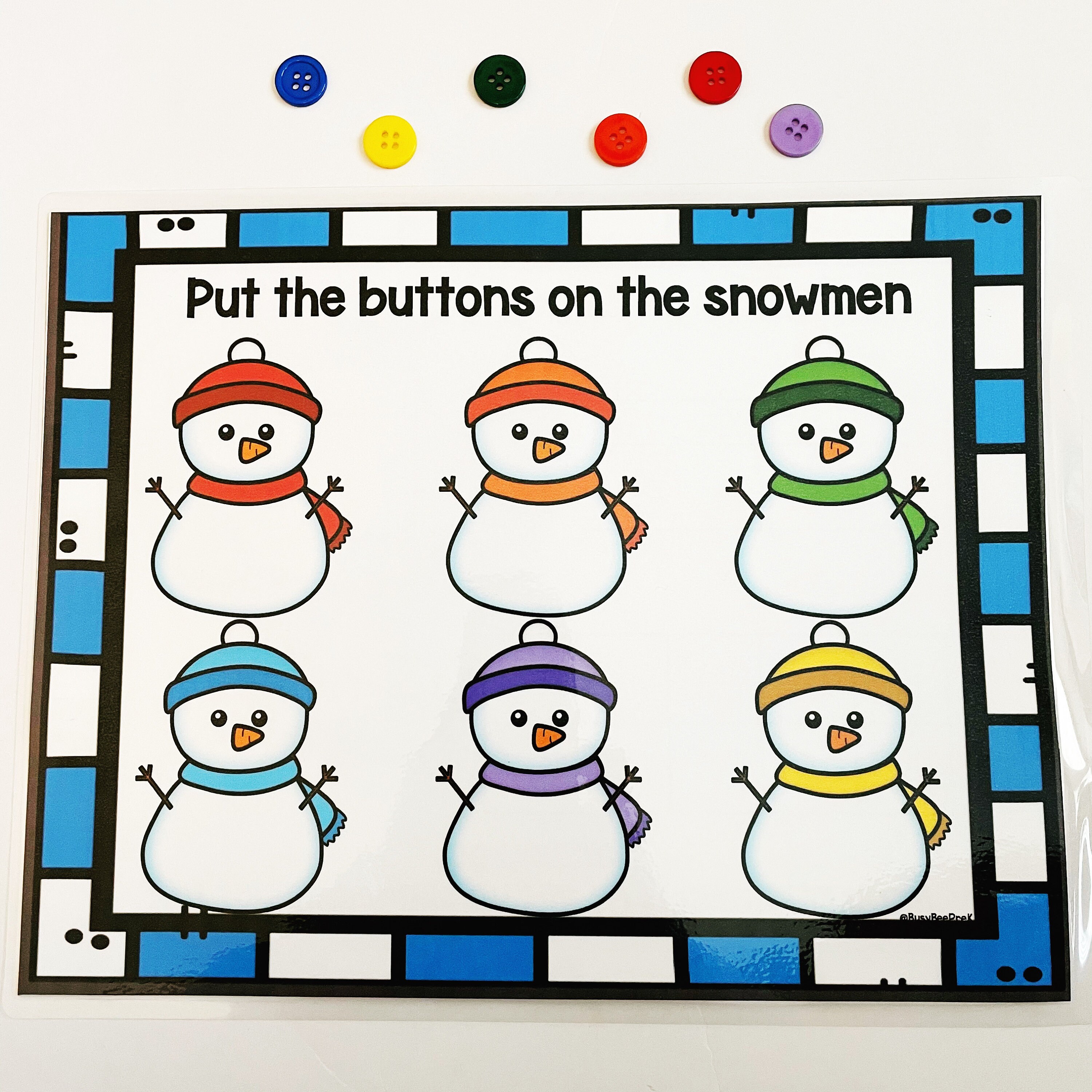 Toddler/preschool Winter Mini Binder Pack Winter Preschool | Etsy