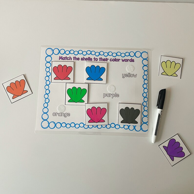 Mermaid Preschool Learning Binder Pack: Number, Letter Tracing - Etsy