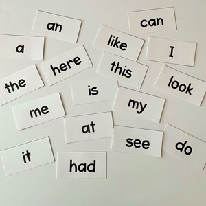 Kindergarten Sight Words Flashcards, High Frequency Words, Snap Words ...