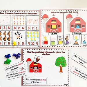 Farm Activity Pack Digital Download, Farm Printable Pages, Toddler Farm ...