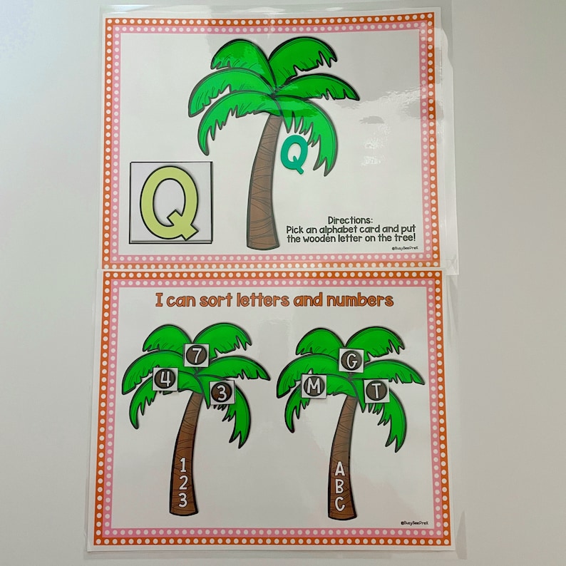 Chicka Chicka Boom Boom Mini Binder Pack Alphabet Busy Book - Etsy