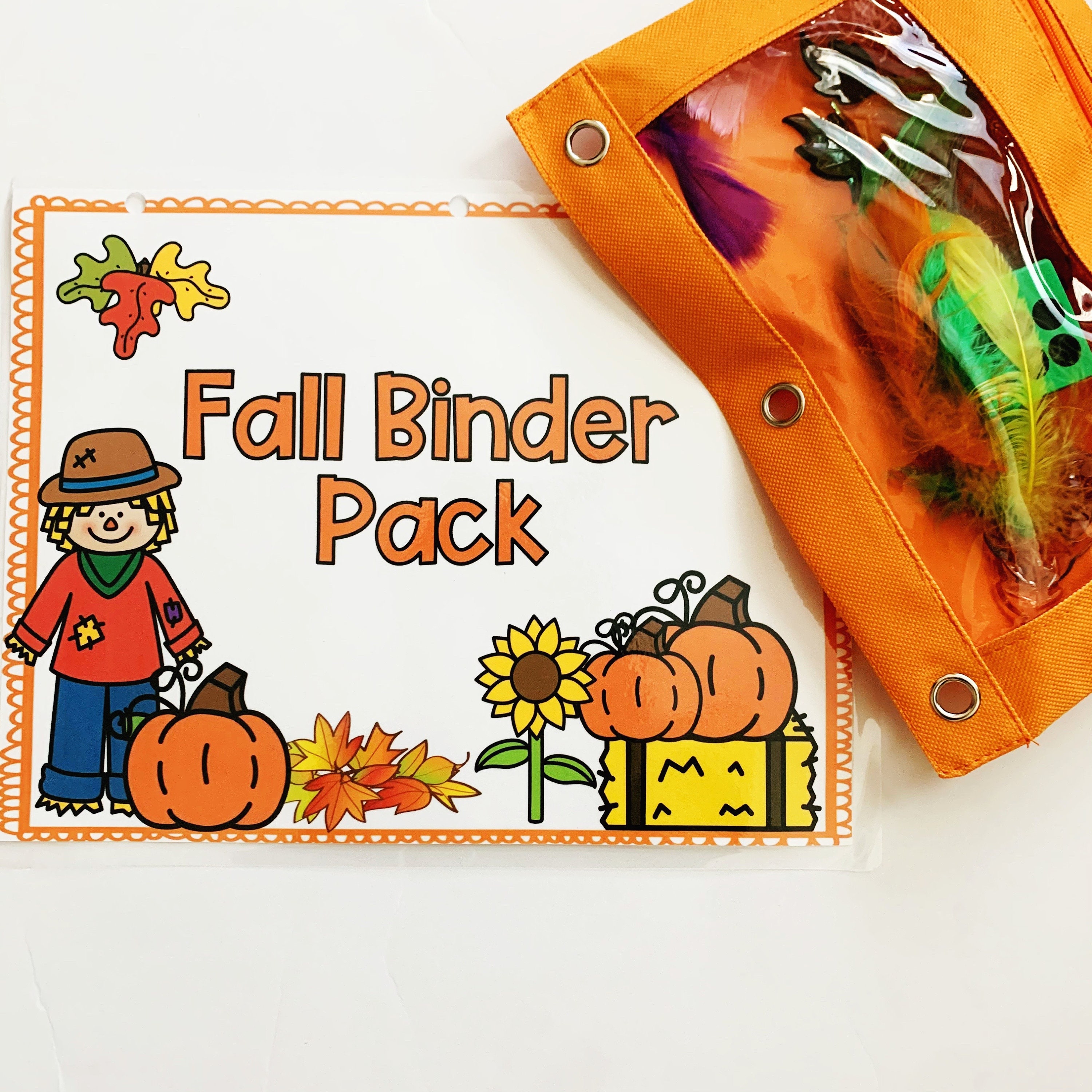 Fall Toddler/preschool Mini Activity Pack Preschool Busy Book - Etsy