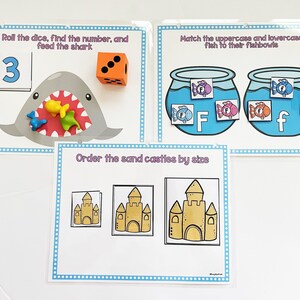 Ocean Mini Binder Pack, Ocean Activity Pages for Toddler/prek, Toddler ...