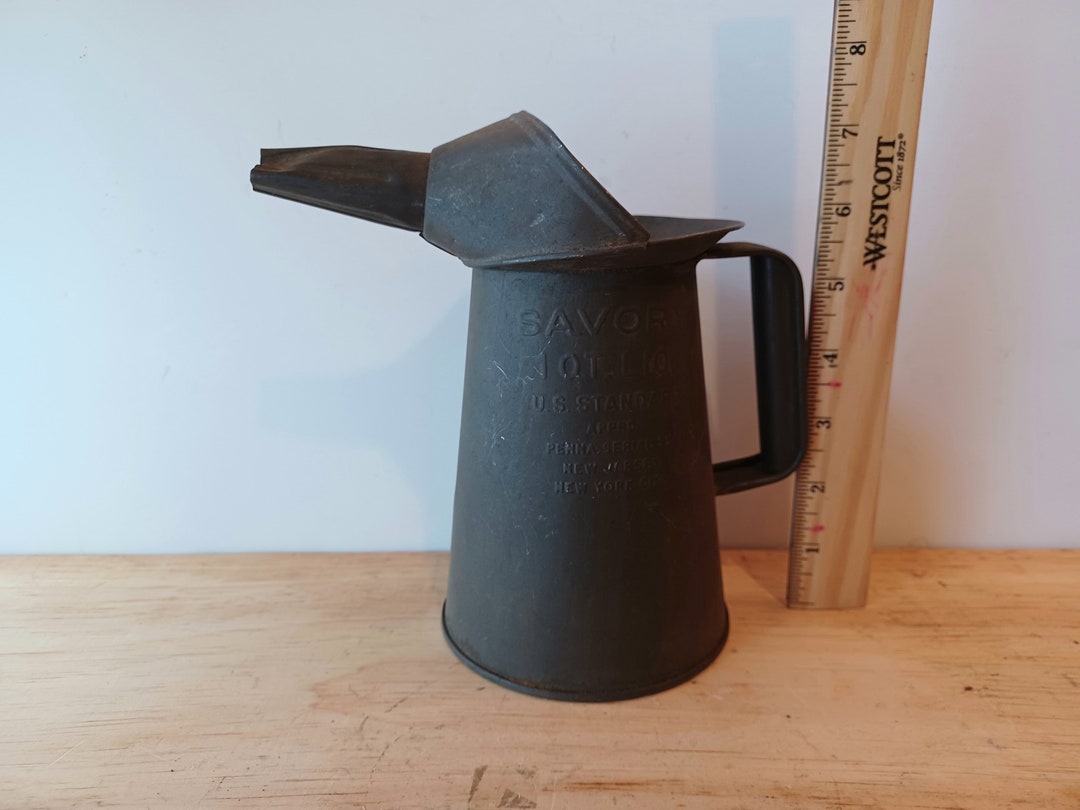 Vintage SAVOY Oil Filler Can - Etsy