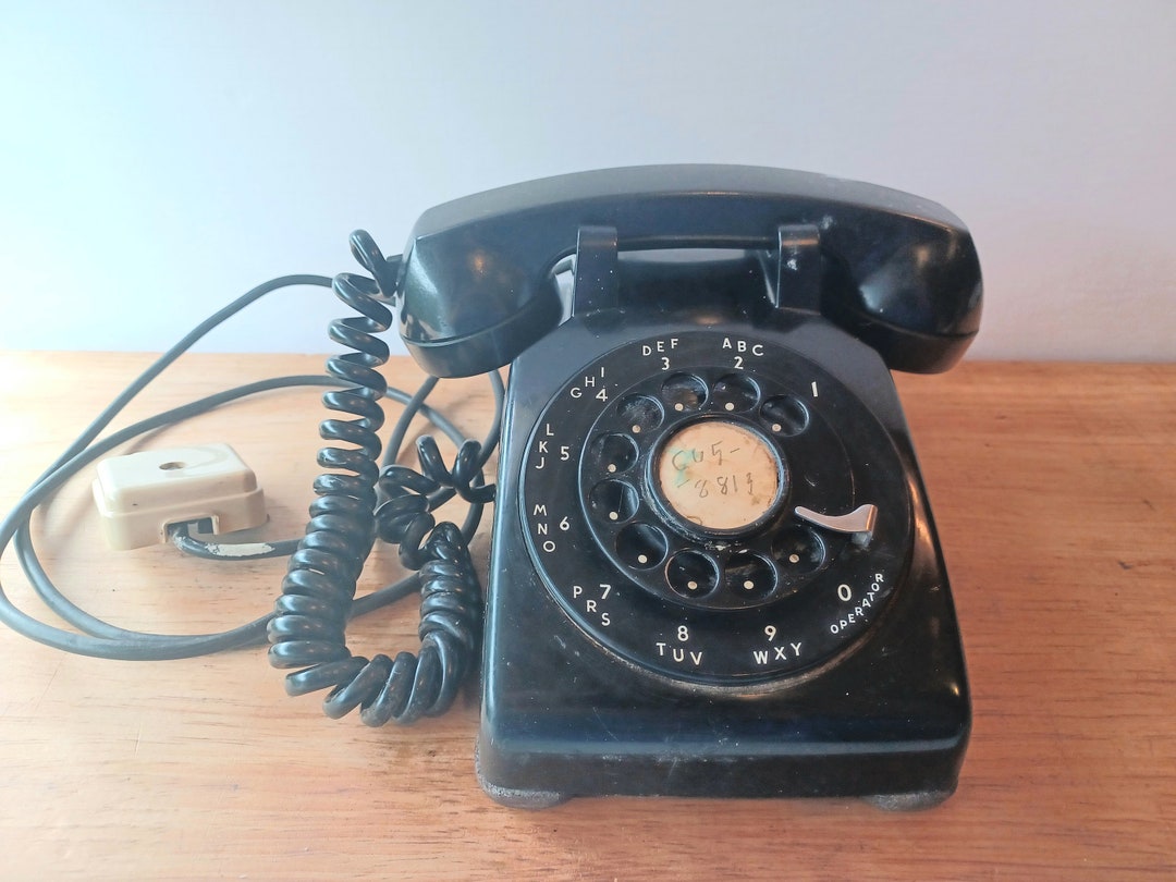 Western Electric 1950's Rotary Phone Model 501 - Etsy