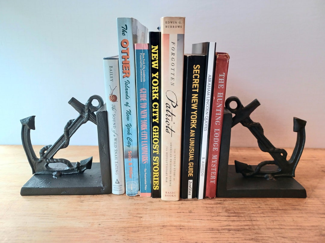 Anchor Shaped Bookends - Etsy