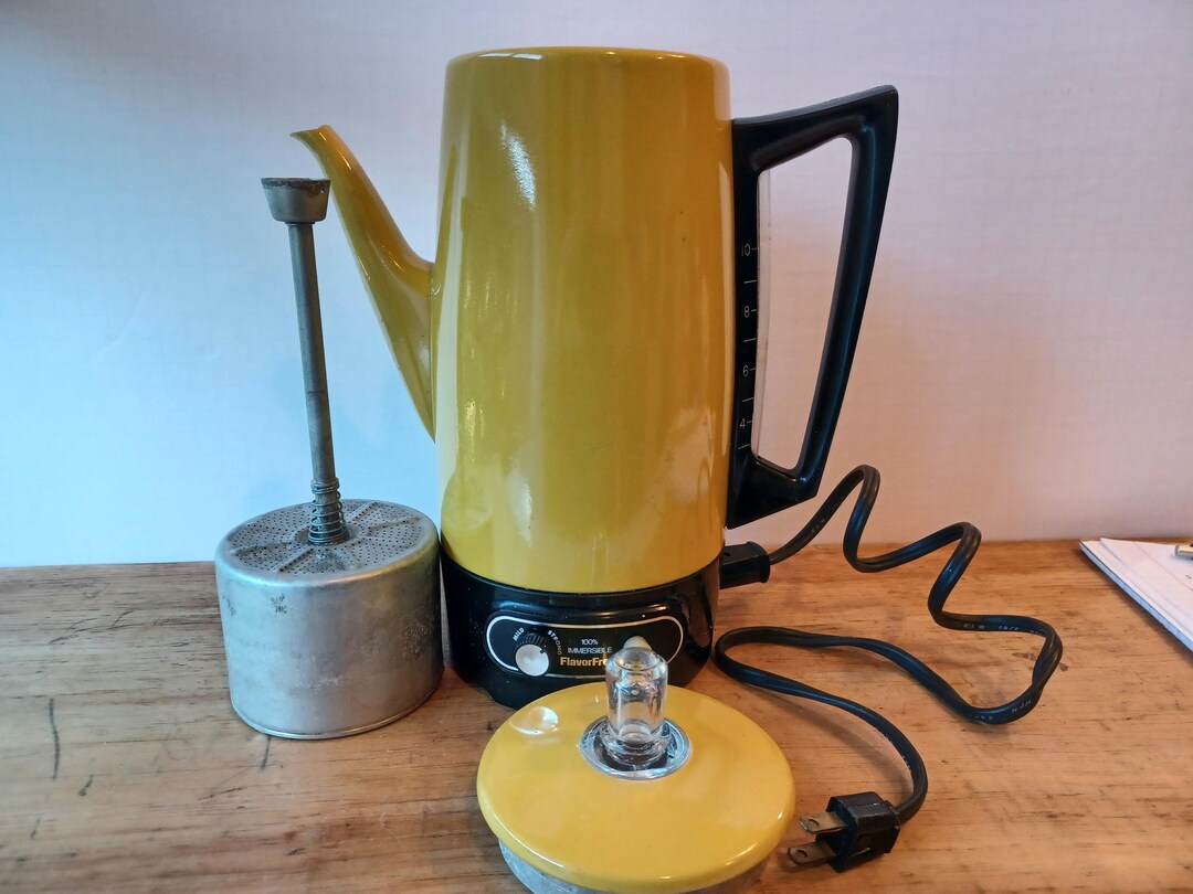 Vintage Sears Gold Colored Coffee Percolator - Etsy