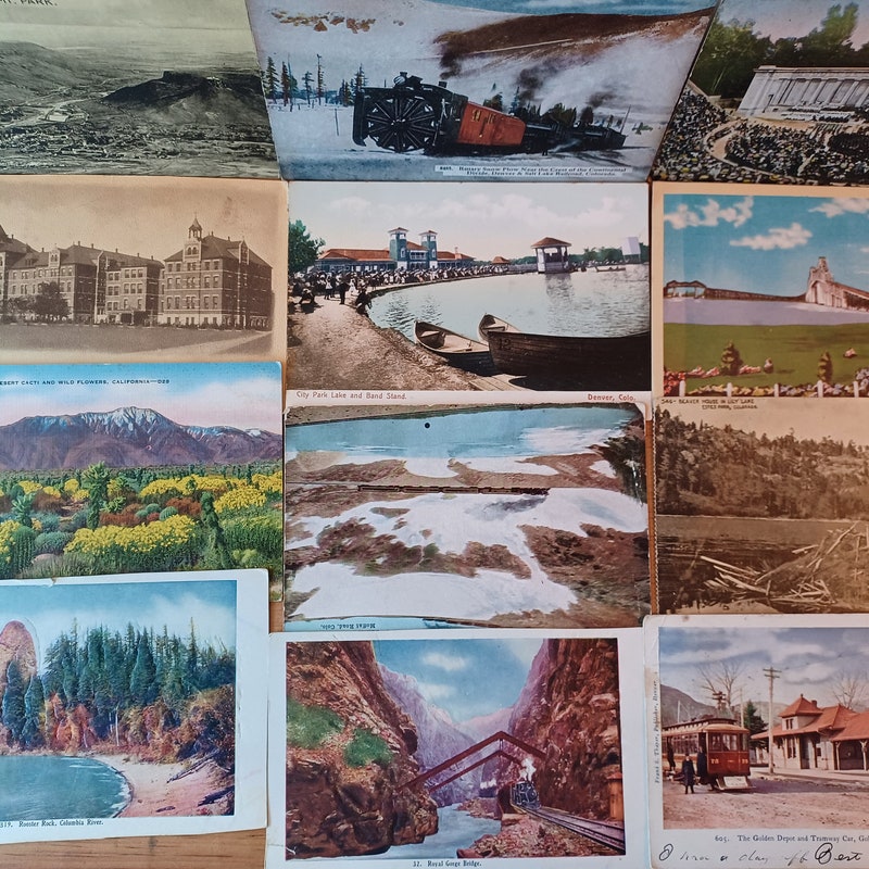 Colorado Postcards - Etsy