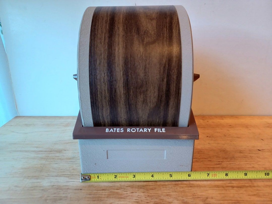 Bates Rotary File - Etsy