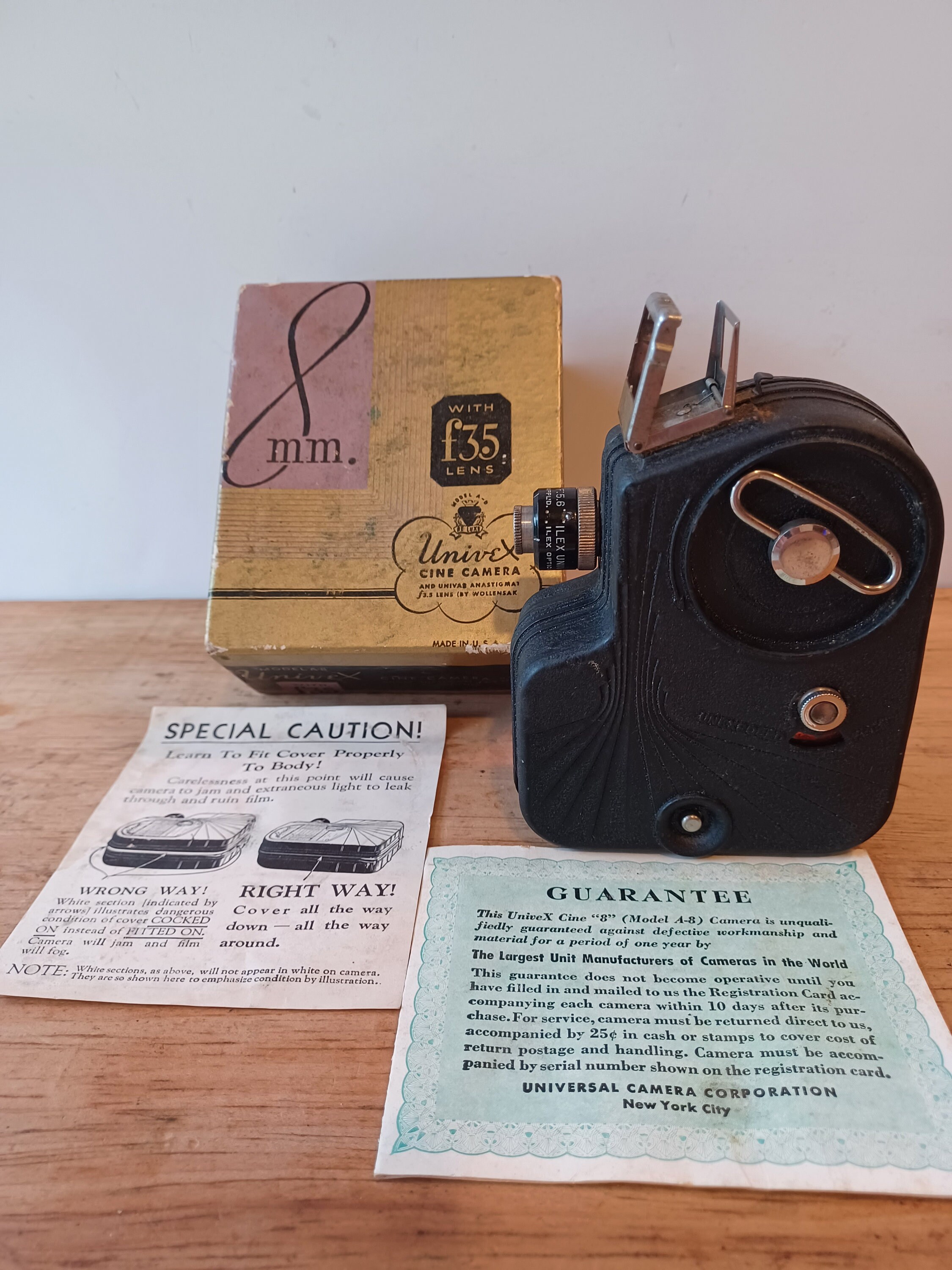 MODEL A 8 Univex CINE CAMERA 1940's - Etsy