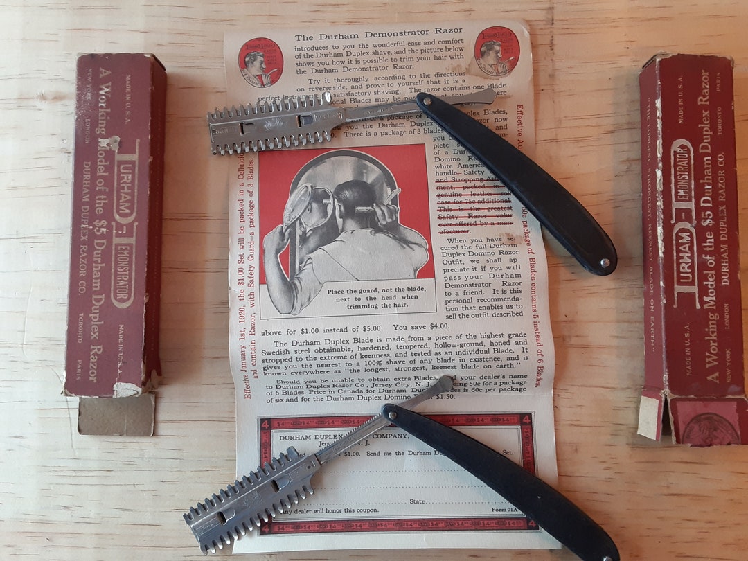 1920's Durham Duplex Razor 2 - Etsy