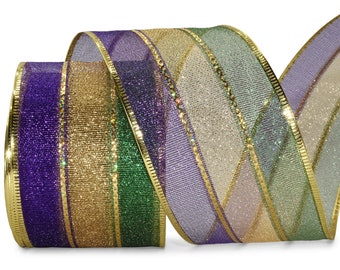 Mardi Gras Ribbon | Etsy