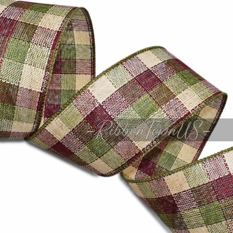 Plaid Ribbon - Etsy