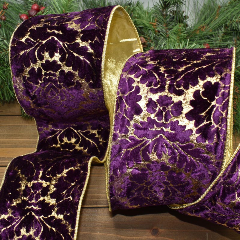 Velvet Designer Ribbons - Etsy
