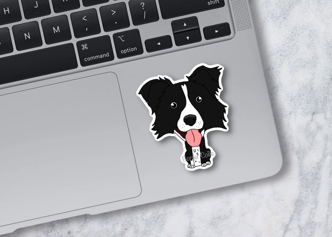 Digital Sticker, Border Collie Sticker, Dog Sticker - Etsy
