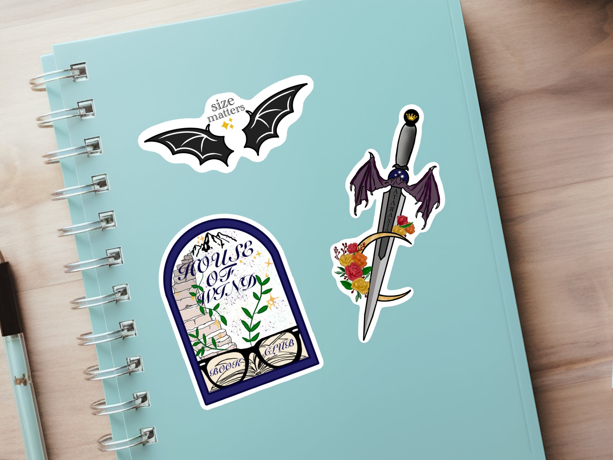 Acotar Stickers L A Court of Thorns and Roses Series L Digital Stickers ...