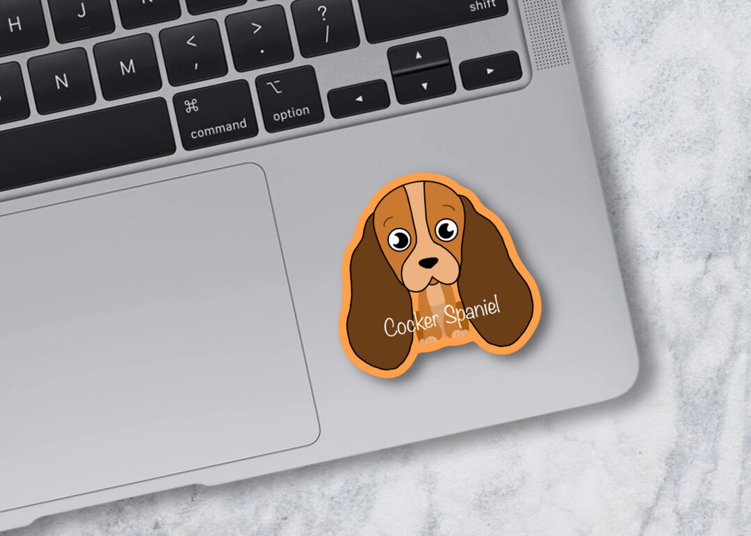 Digital Sticker, Cocker Spaniel Sticker, Dog Sticker - Etsy