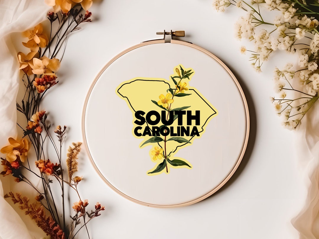 Digital Cross Stitch Pattern L South Carolina Cross Stitch L State ...