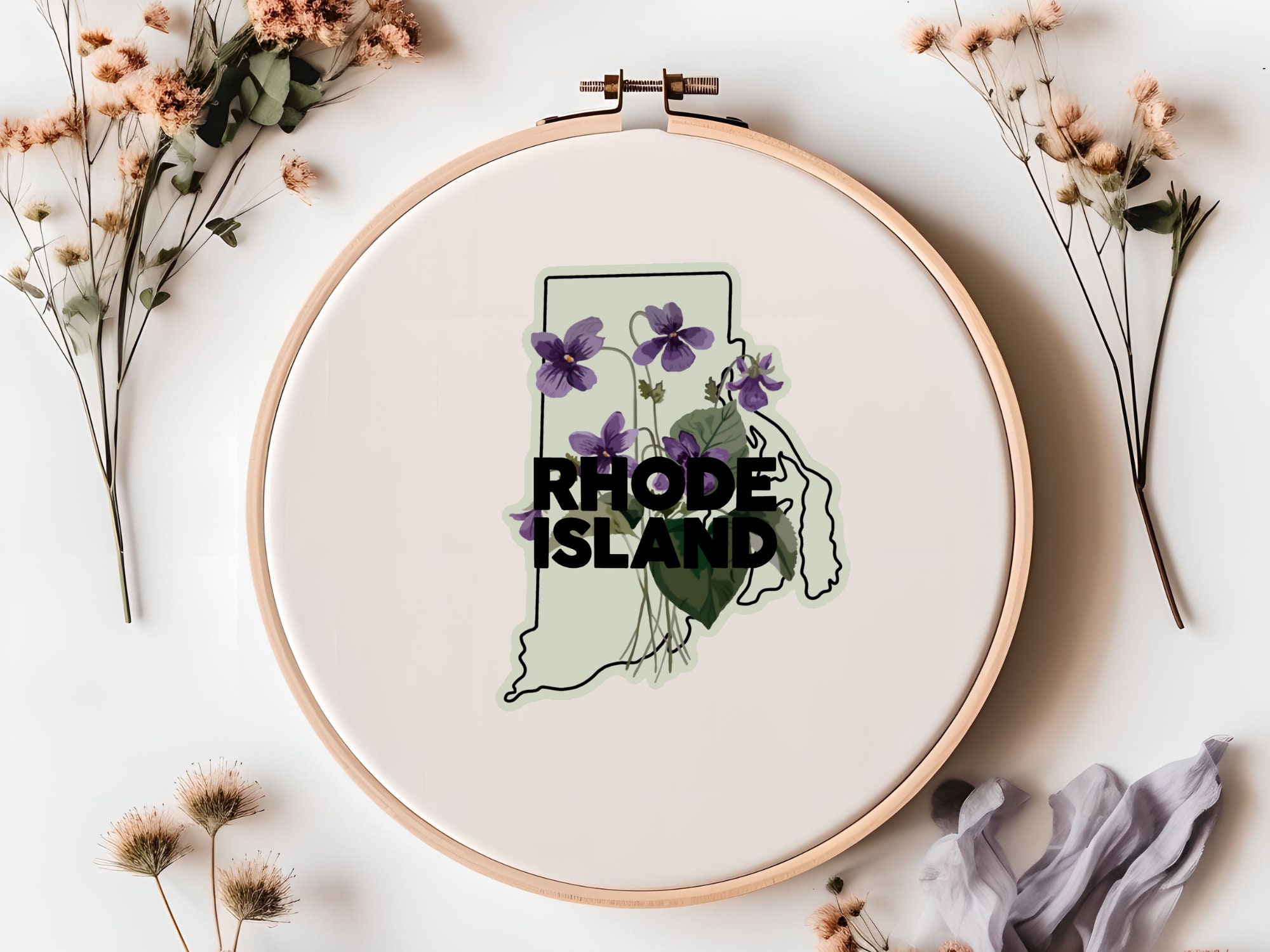 Digital Cross Stitch Pattern L Rhode Island Cross Stitch L State Cross ...