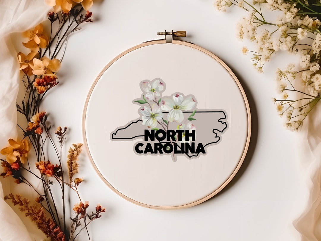 Digital Cross Stitch Pattern L North Carolina Cross Stitch L State ...