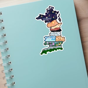 Acotar Map Sticker L Digital Sticker Download L Acotar Series - Etsy