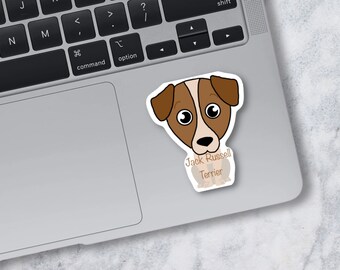 Jack Russell Terrier Sticker Cute Puppy Dog Decal - Etsy