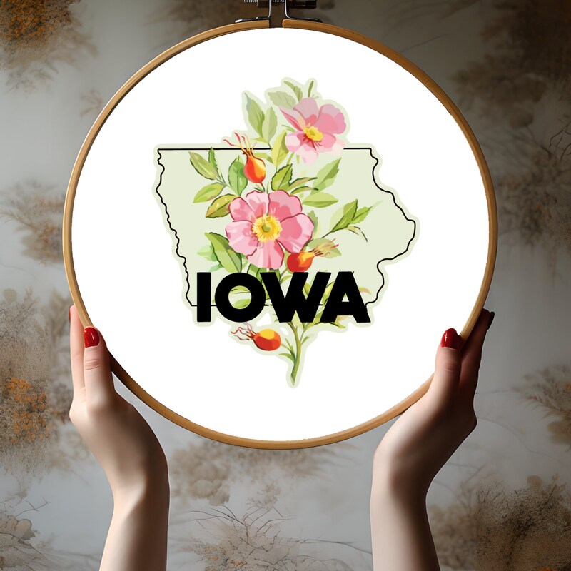 Iowa Cross Stitch - Etsy