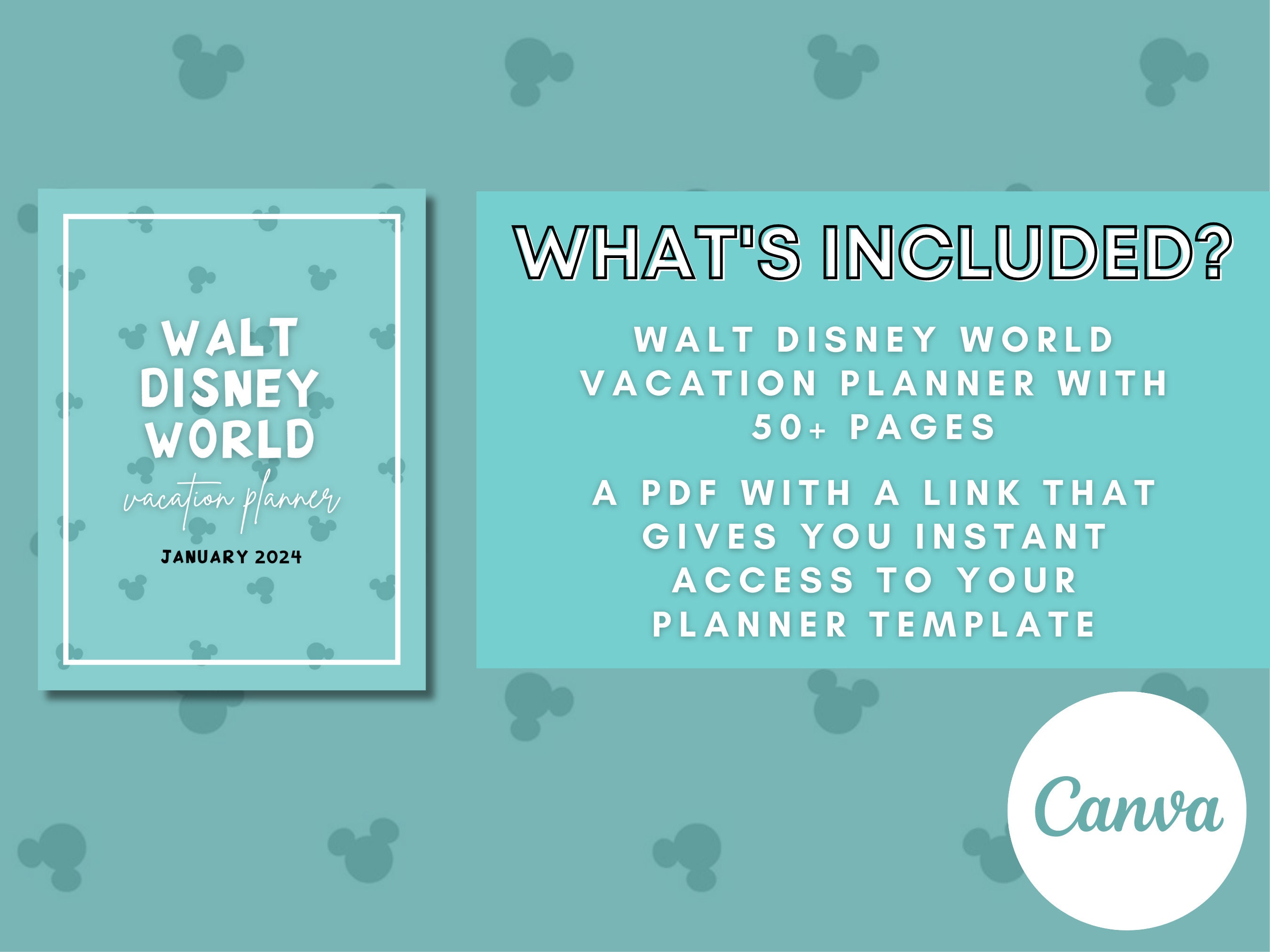 WDW Vacation Planning Guide, Disneyworld Vacation Planner, Theme Park ...