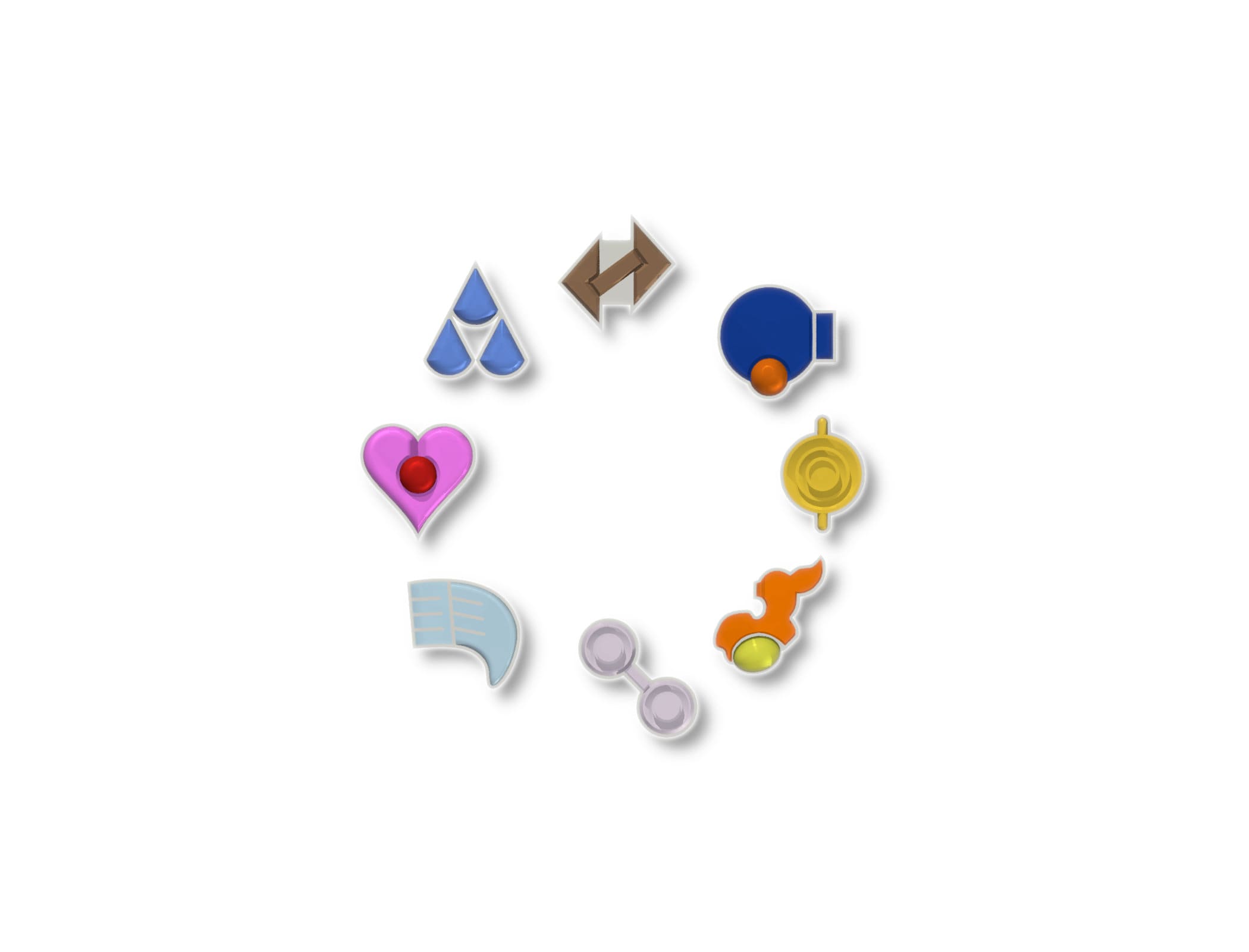 Pokemon Hoenn Gym Badges