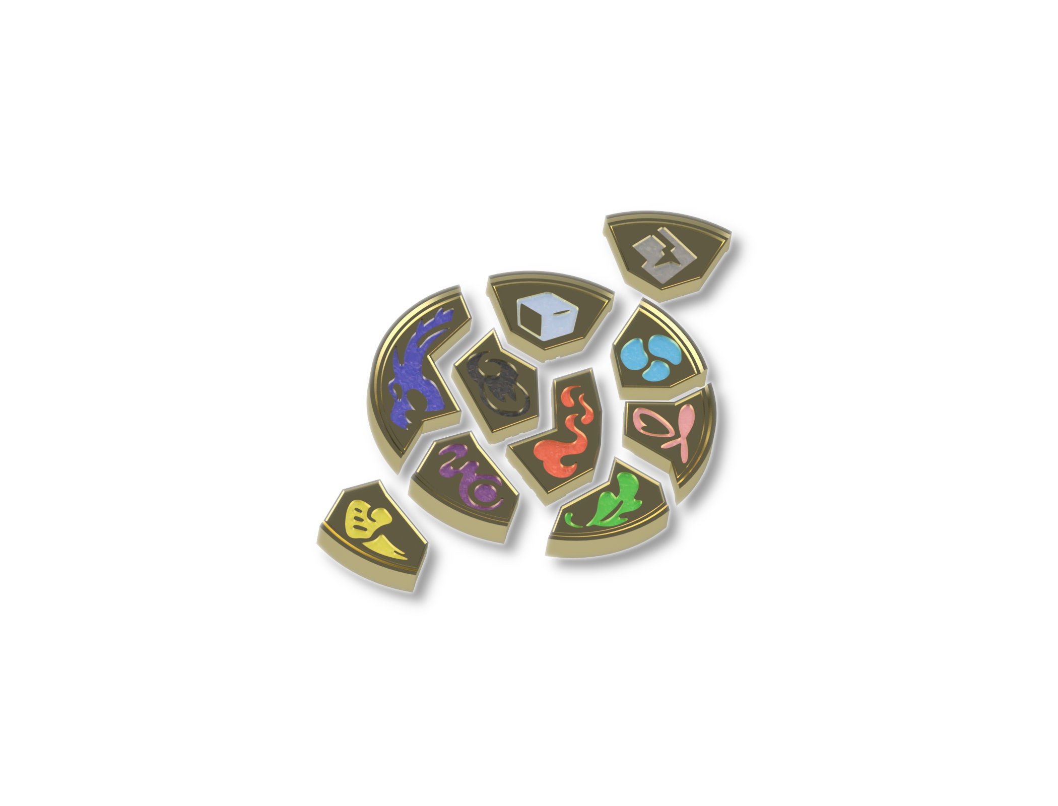 Pokemon: Galar Badges [3D Print File] - Etsy