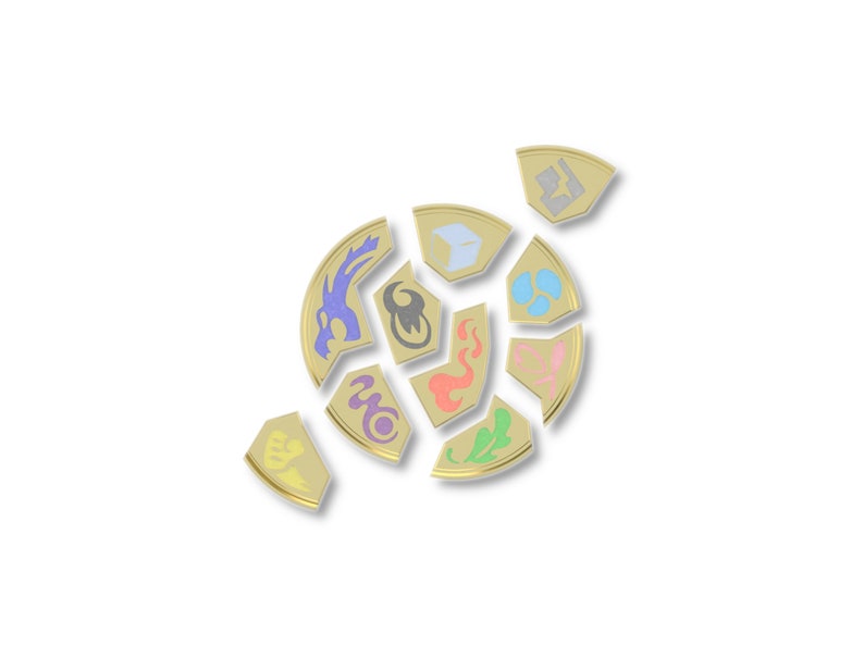 Pokemon: Galar Badges 3D Print File - Etsy