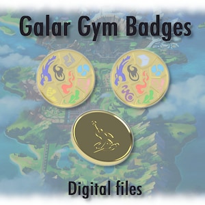 Pokemon: Galar Badges [3D Print File] - Etsy