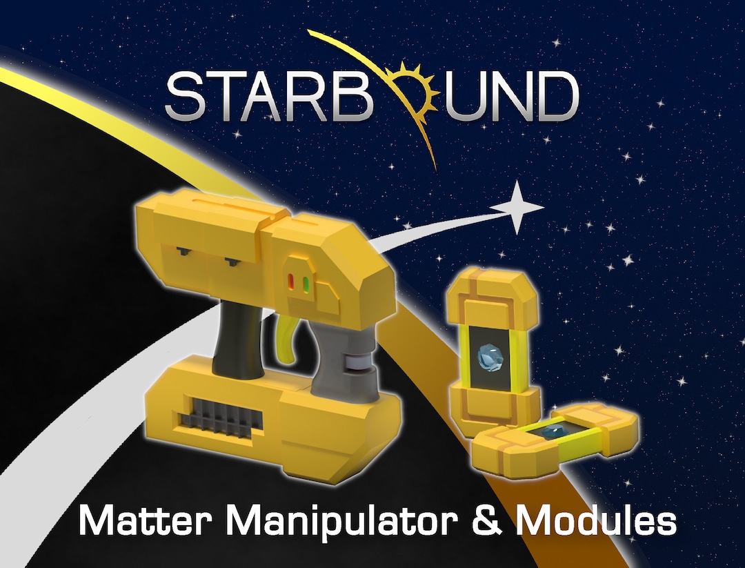 Starbound: Matter Manipulator and Modules [3D Print File] - Etsy