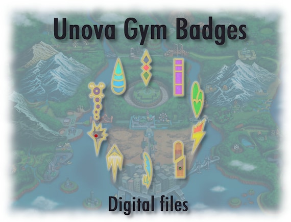 Pokemon: Unova Badges 3D Print File | Etsy