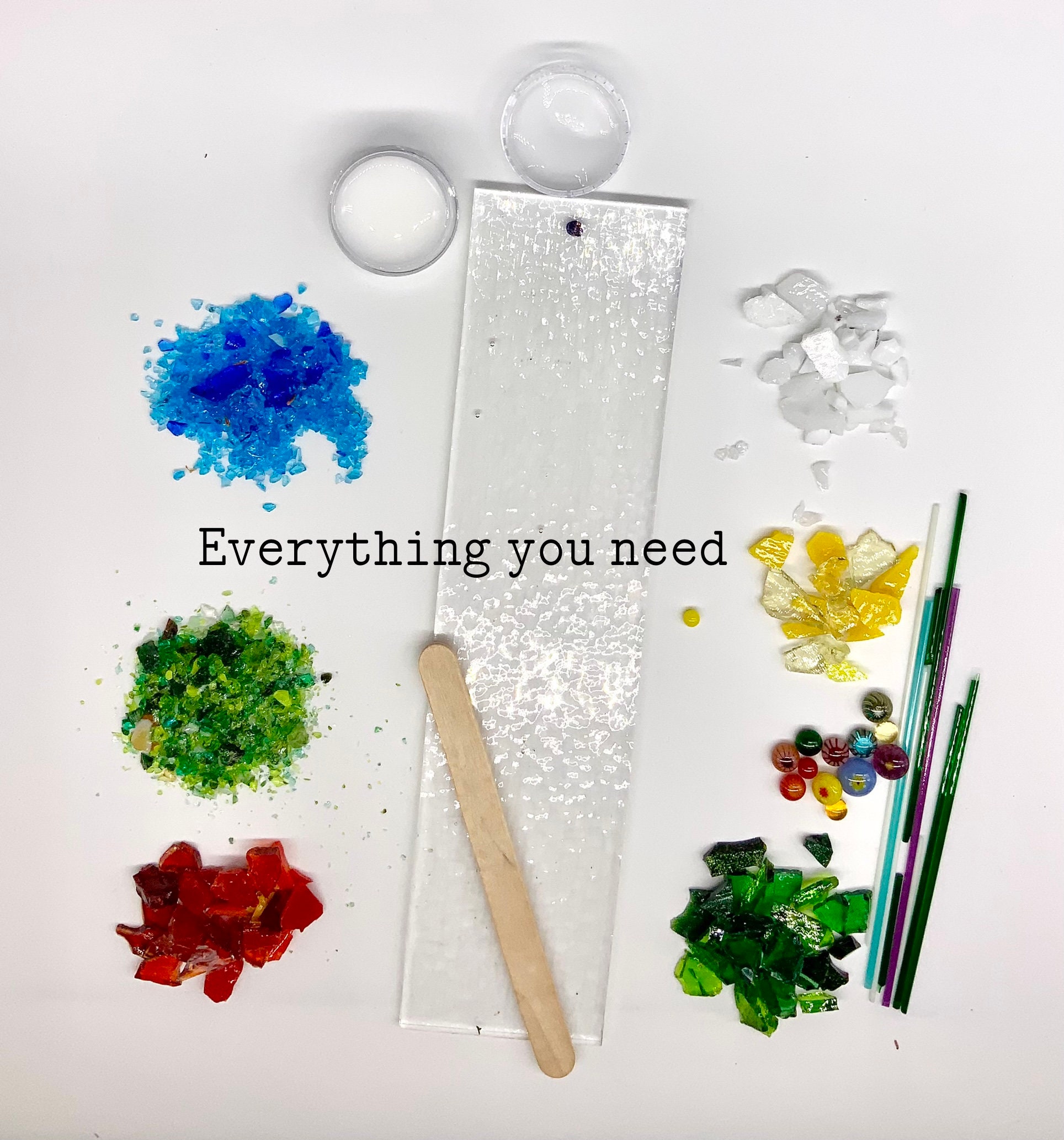 DIY Home Fused Glass Suncatcher Kit 20x5cm Birthday Gift - Etsy