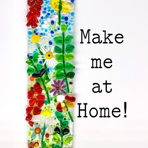 Fused Glass Kit Craft Kit Make at Home Glass Tea Light Kit - Etsy