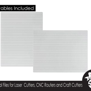 Dry Erase Writing Practice Tracing Board Collection | Digital Cut File ...