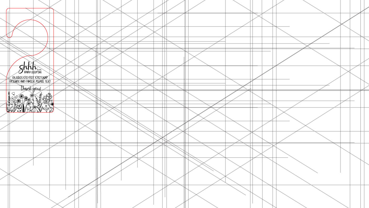 Wildflower Shhh Baby Sleeping Door Signs Door Hanger - Etsy