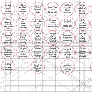 Christmas Activity Tokens | Winter Farmhouse Decor | Advent | Digital ...