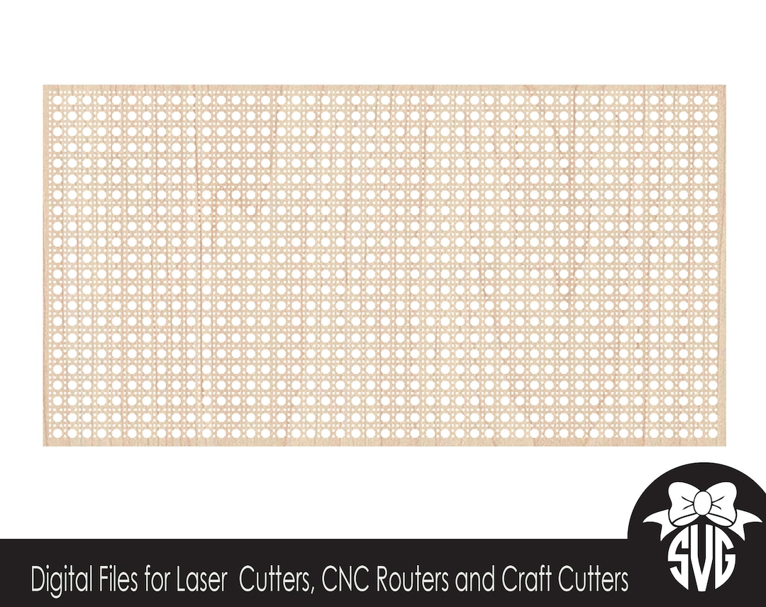 Rattan Cane Weave Seamless Background Pattern | Sign | Digital Cut File ...