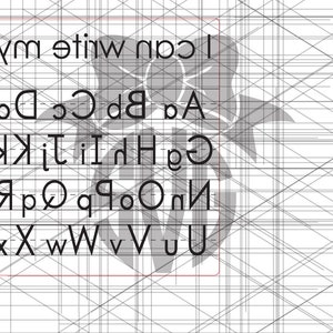 Dry Erase Alphabet Practice Tracing Board | Digital Cut File ...