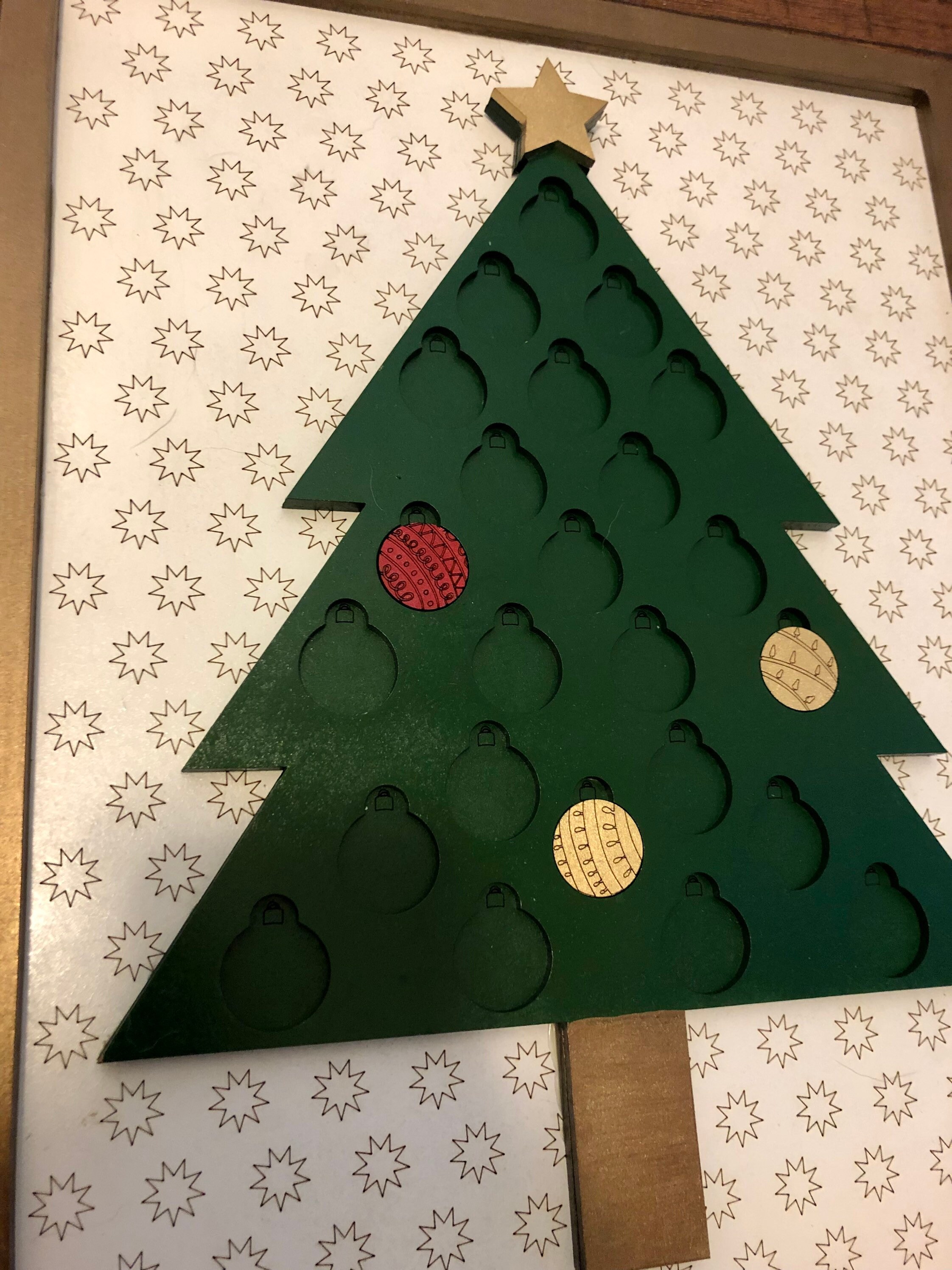 Christmas Tree Advent Calendar Christmas Decor Farmhouse - Etsy