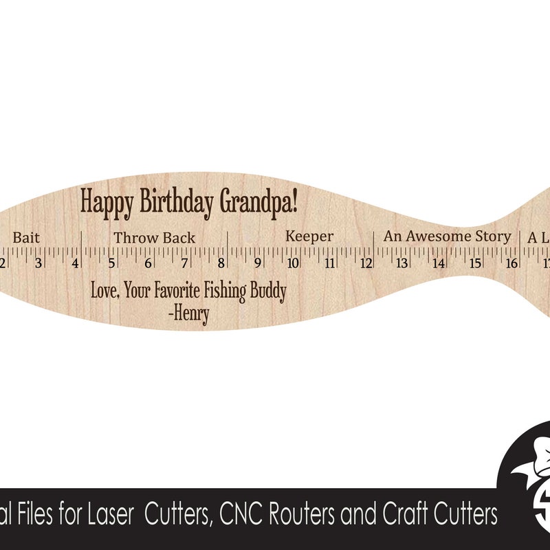 Fish Ruler Svg - Etsy