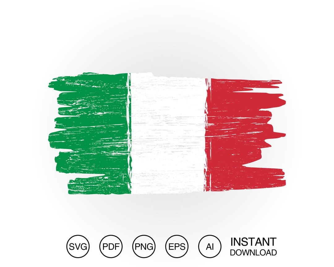 Italy Flag SVG - Etsy