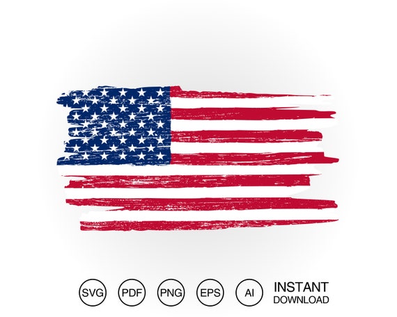 American Flag SVG - Etsy