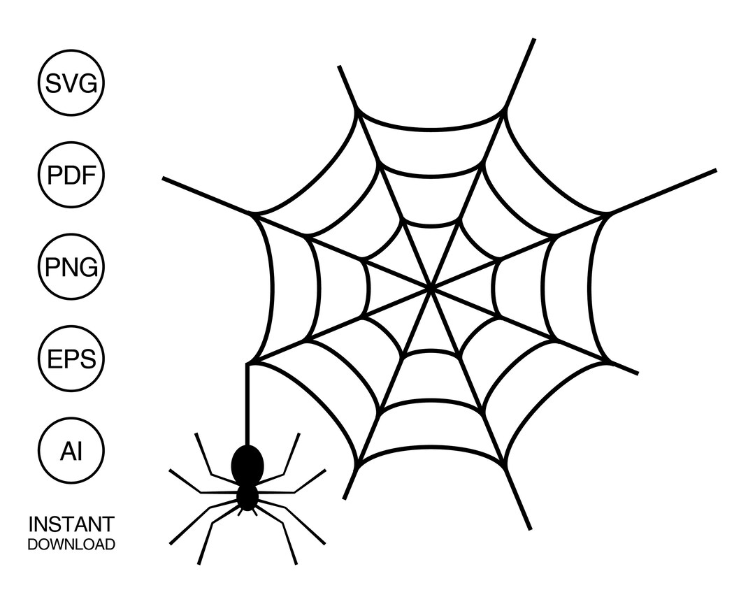 Spider SVG - Etsy