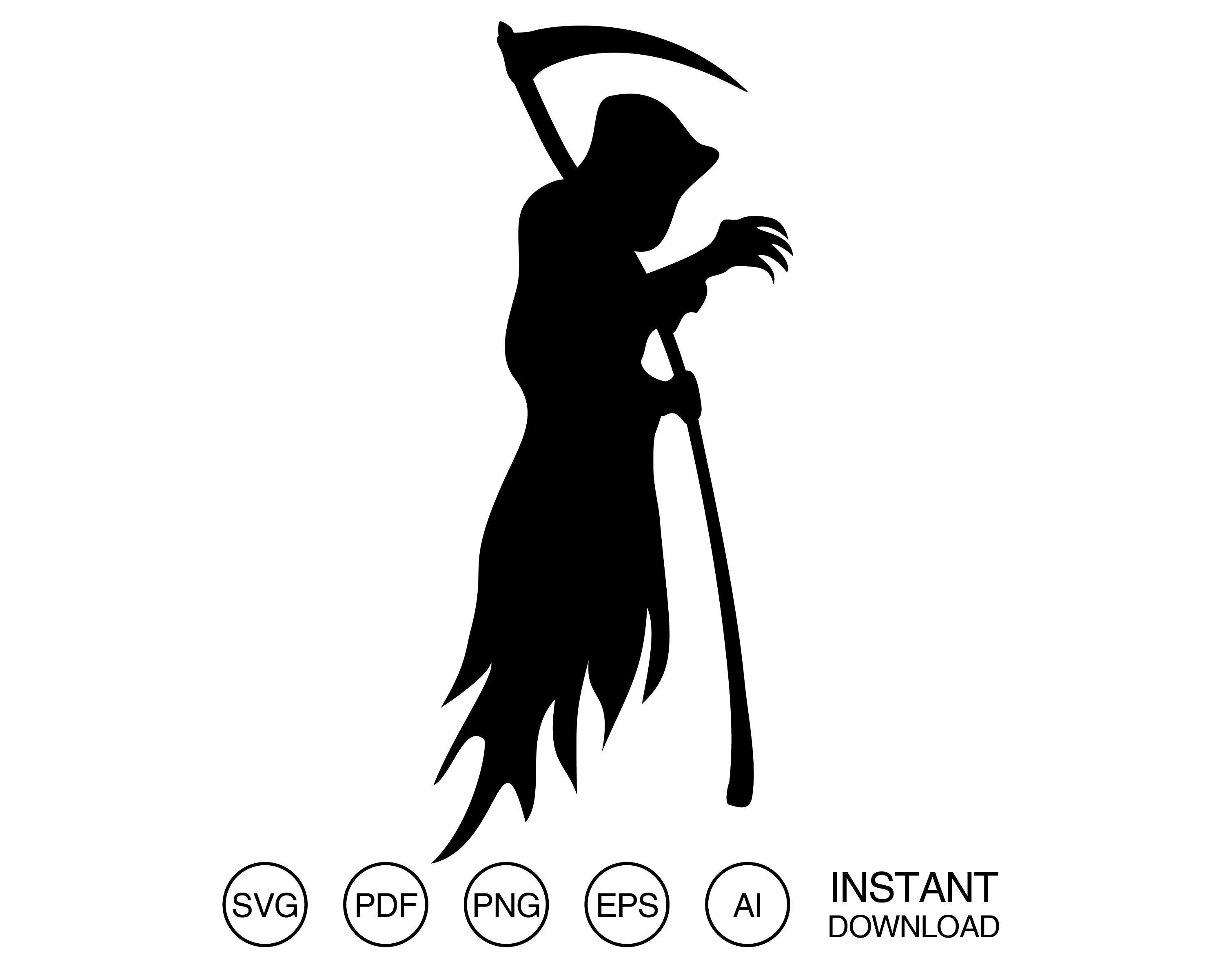 Grim Reaper Silhouette
