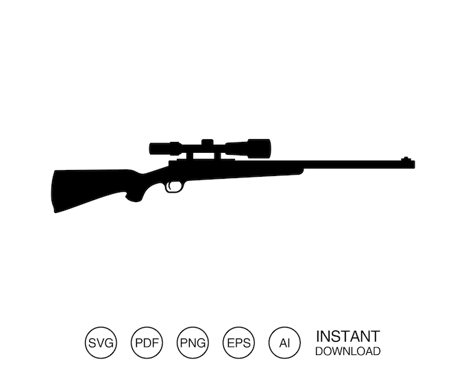 Hunting Rifle 3D Layered Wood Decor - Etsy